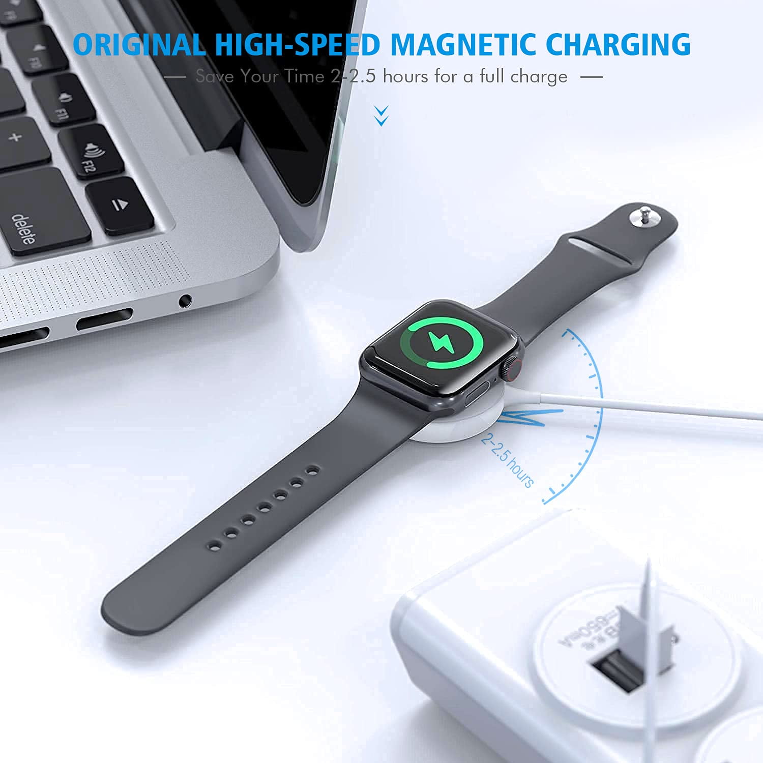 SHIQI-Compatible with 3.3FT Fast Smart Watch Charger iWatch Charging ...