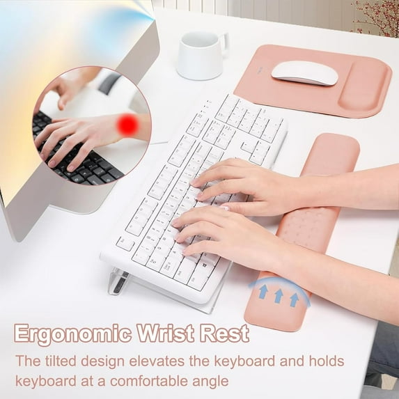 SHIQI-Computer Keyboard Stand&Wrist Rest Support for Keyboard &Mouse ...