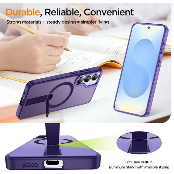 SHIQI-EMMTIPU for Samsung Galaxy S24+ Plus Phone Case [Built-in ...