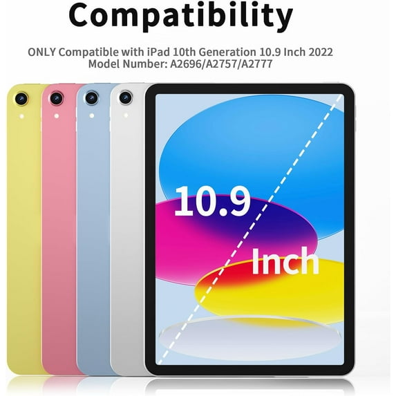 SHIQI-Keyboard Case for iPad (A16) 11 Inch 2025 / 10th Generation 2022 ...