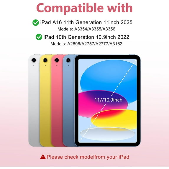 SHIQI-Keyboard case for iPad A16 11th 10th Generation 11/10.9 inch ...