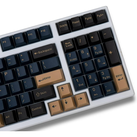 SHIQI-Keycaps, 164 Keys Keyboard keycap Blue Samurai Keycaps Set Cherry ...