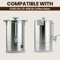 SHIQI-Large Coffee Filters Compatible with Sybo Commercial Coffee Maker ...