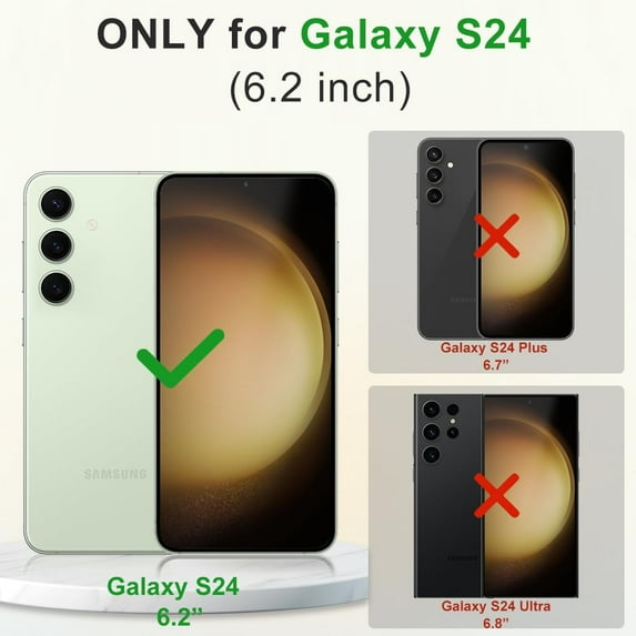 SHIQI-Magnetic Designed for Samsung Galaxy S24 Case 6.2" Compatible ...