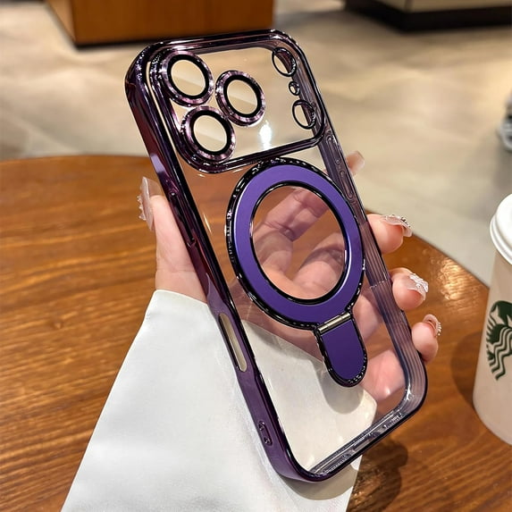 SHIQI-Magnetic Invisible Stand for iPhone 17 Pro Max Case 6.9 ...