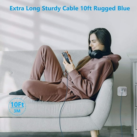 SHIQI-Magnetic Wireless Charger [10ft], Compatible with Mag-Safe ...