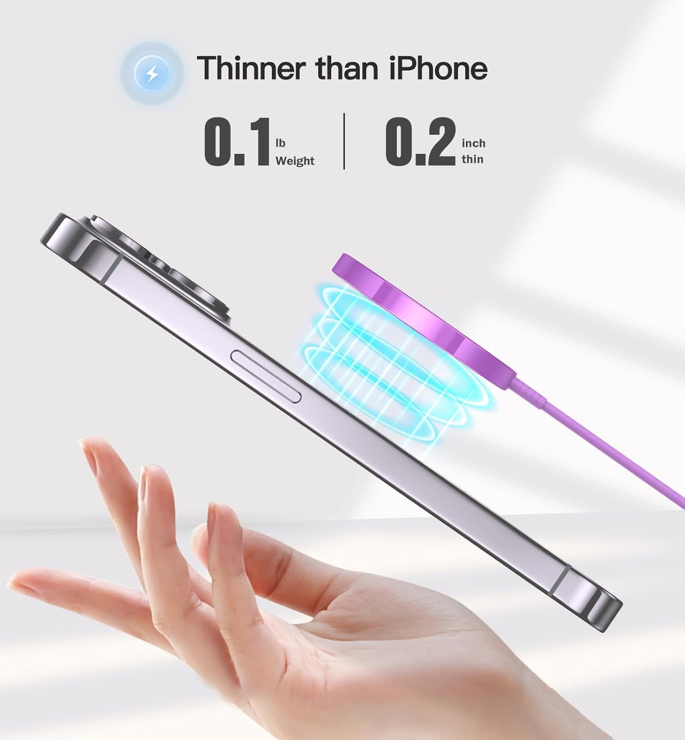 SHIQI-Magnetic Wireless Charger 15W Fast Mag Safe Charger for Cell ...