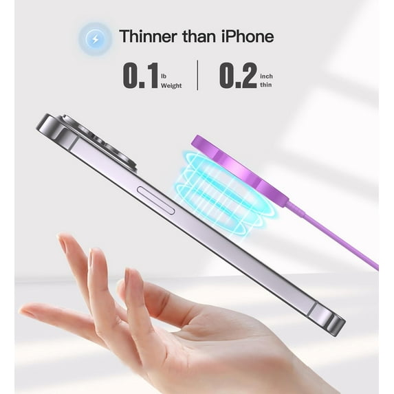 SHIQI-Magnetic Wireless Charger 15W Fast Mag Safe Charger for Cell ...