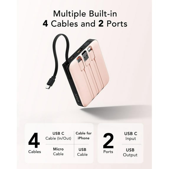 SHIQI-Mini Portable Charger, 22.5W USB C Fast Charging 10000mAh Pocket ...