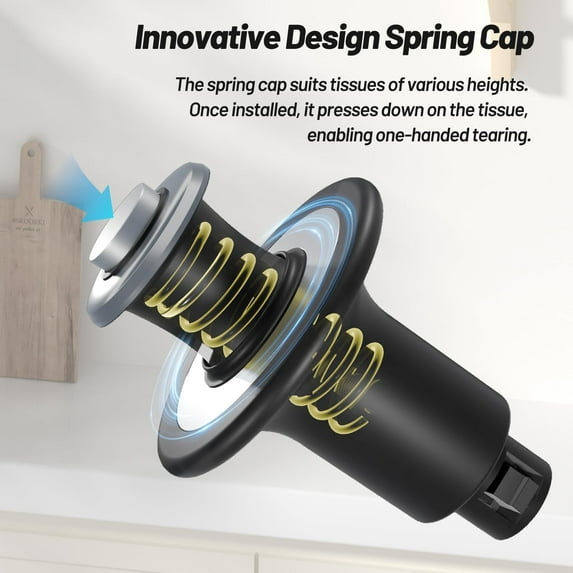 SHIQI-Paper Towel Holder Countertop with Unique Damping Spring ...