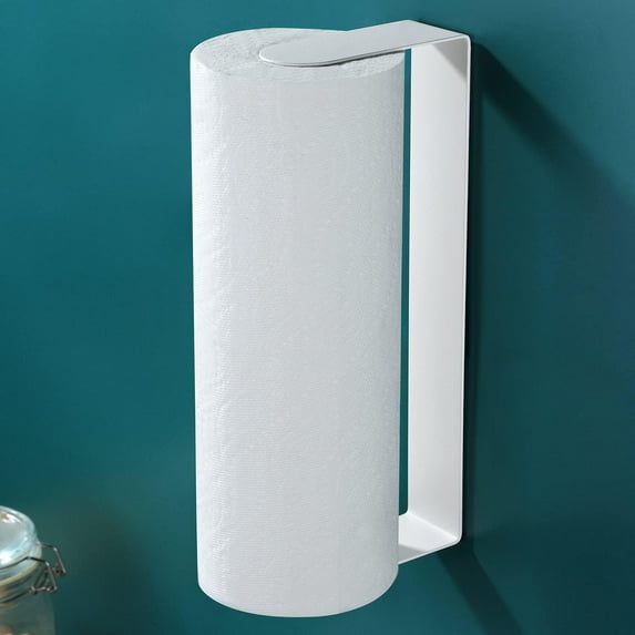 SHIQI-Paper Towel Holder Under Cabinet - Paper Towel Rack for Kitchen ...