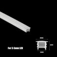 SHIQI-Silicone LED Channel System, 16.4Ft/5M Through Free White 6x6mm ...