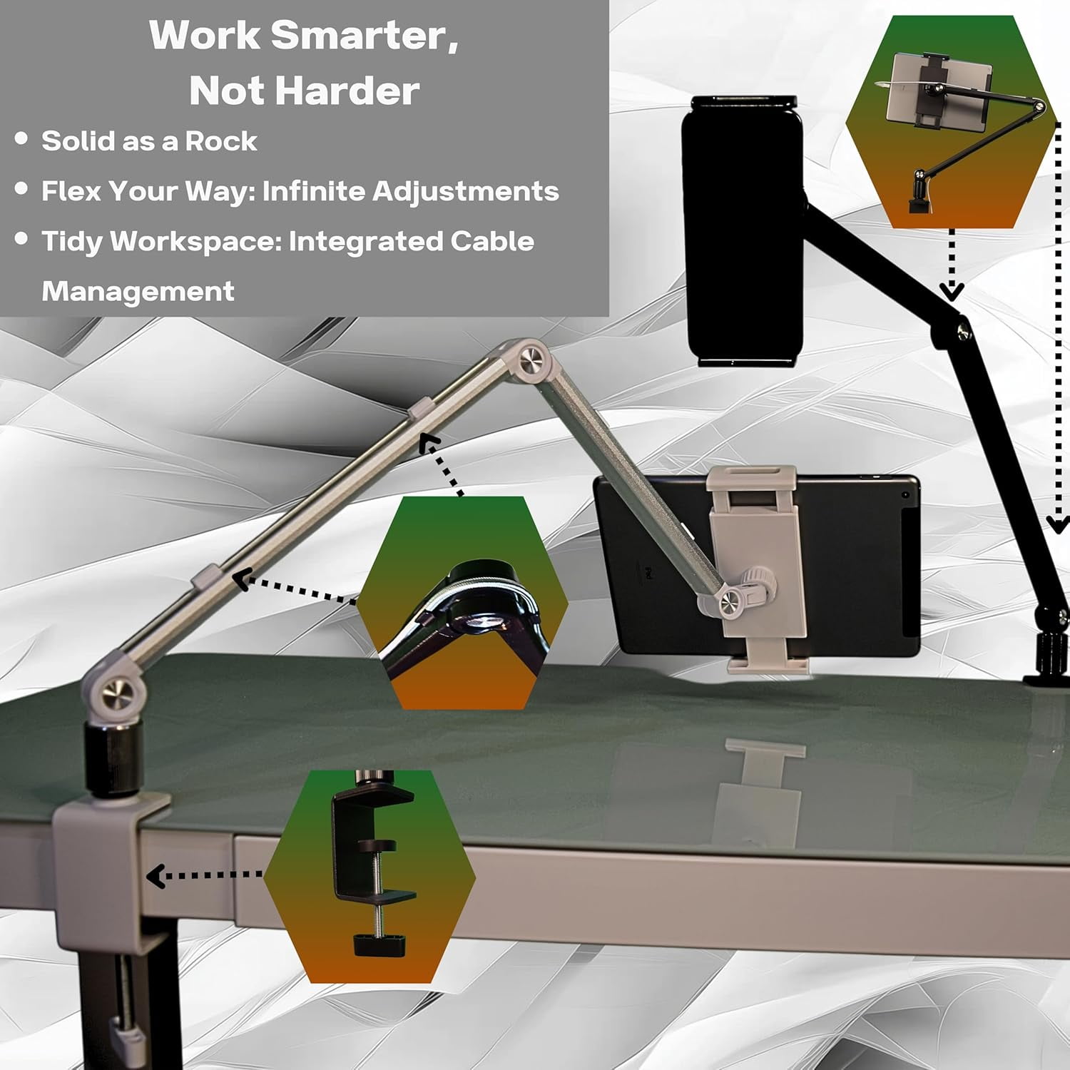 SHIQI-Stand for 16 Inch Portable Monitor - Heavy Duty Aluminum Mount ...