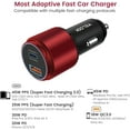 SHIQI-Super Fast Type C Car Charger [73W Turbo], Fast Adaptive 55W 45W ...