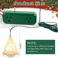 SHIQI-Touch Control Christmas Tree Ornament, Light Switch On/Off ...