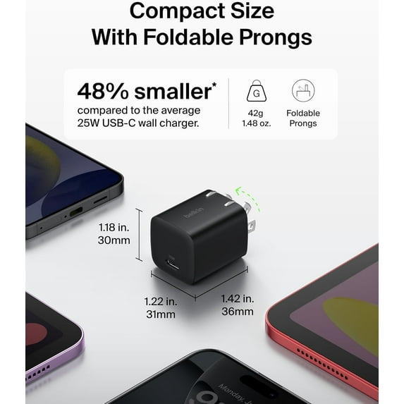 SHIQI-USB C Charger Block 25W \u2013 PD3.0 PPS Super Fast Charging ...