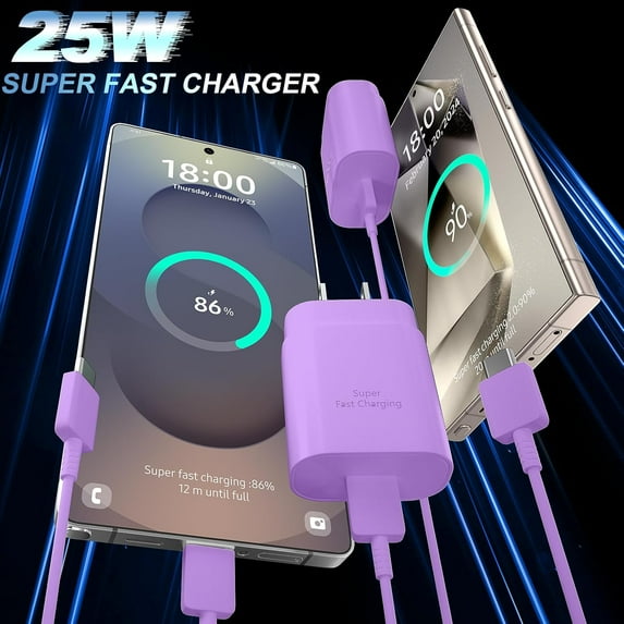 SHIQI-USB C Fast Charger, 25W Samsung Charger Super Fast Charging Type ...