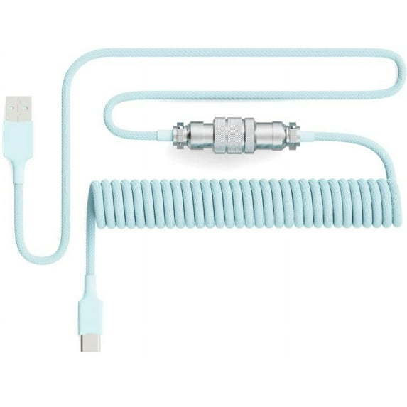 SHIQI-Ultra Custom Coiled Aviator USB C Cable for Gaming Keyboard ...