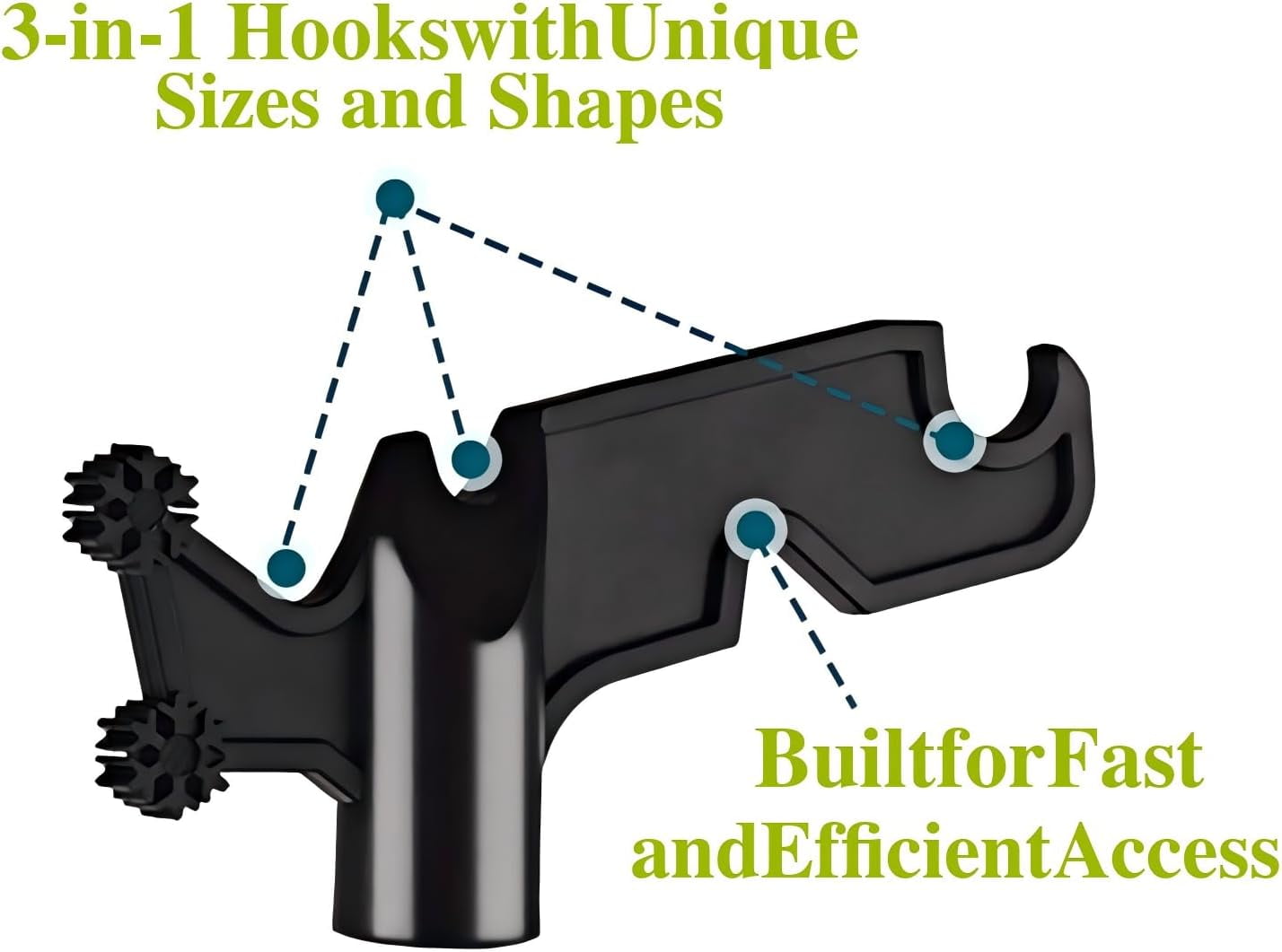 SHIQI-Utility Hook Attachment for Extension Pole – ABS Christmas Light ...