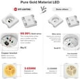 SHIQI-WS2812B IC RGB 5050SMD Pure Gold Individual Addressable LED Strip ...