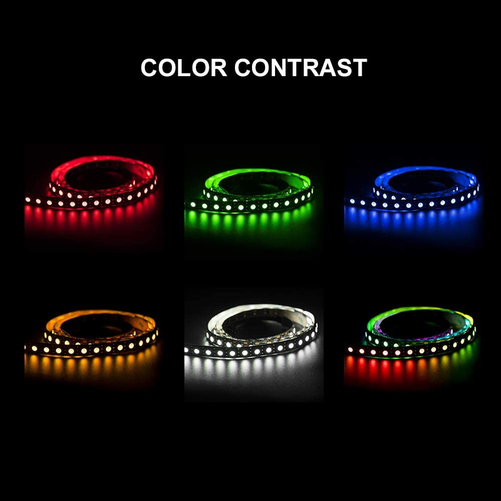 SHIQI-WS2812B IC RGB 5050SMD Pure Gold Individual Addressable LED Strip ...