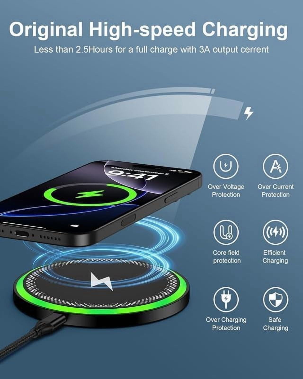 SHIQI-Wireless Charger Samsung S26, 15W Android Wire Less Charging Pad ...