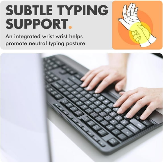 SHIQI-X9 Wired Keyboard - Comfortable Typing - Ergonomic Full Size USB ...