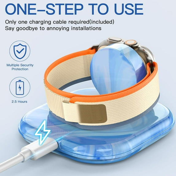 SHIQI-for Apple Watch Magnetic Charging Dock - Fast Magnetic Charger ...