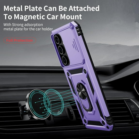 SHIQI-for Samsung Galaxy S24 FE Case with Camera Lens Cover, HD Screen ...