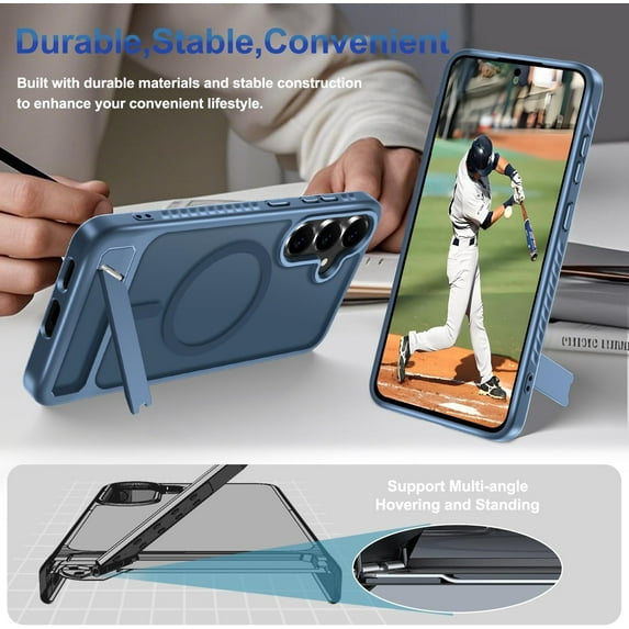 SHIQI-for Samsung Galaxy S25 FE Case with Screen Protector+Lanyard ...