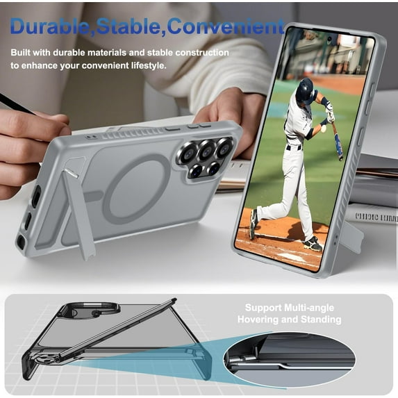 SHIQI-for Samsung Galaxy S25 Ultra Case with Screen Protector+Lanyard ...