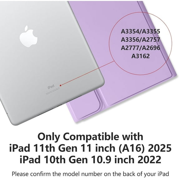 SHIQI-for iPad A16 Case with Keyboard (A16, 2025), iPad 10th Generation ...