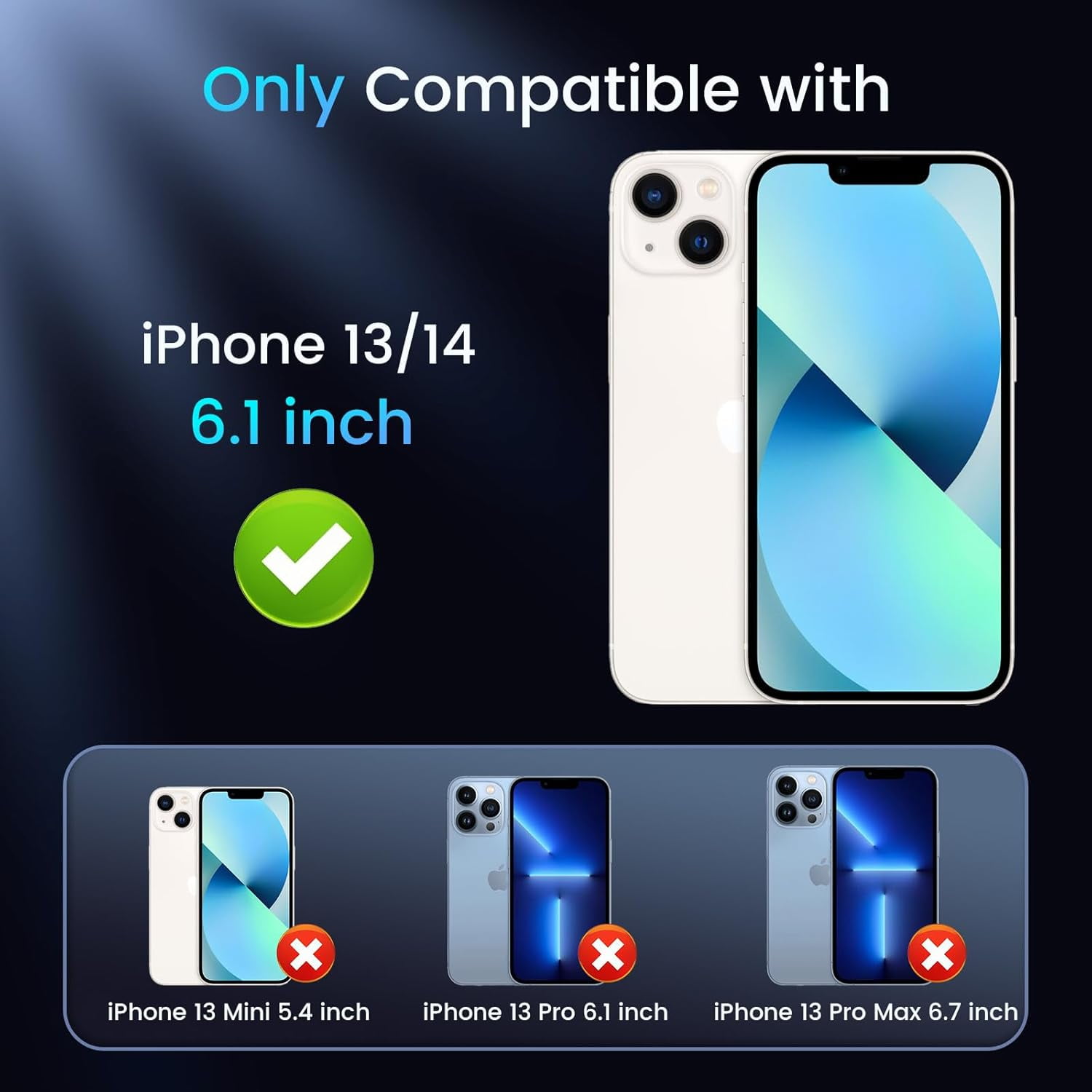 SHIQI-for iPhone 13 Case & iPhone 14 Phone Case [Compatible with ...