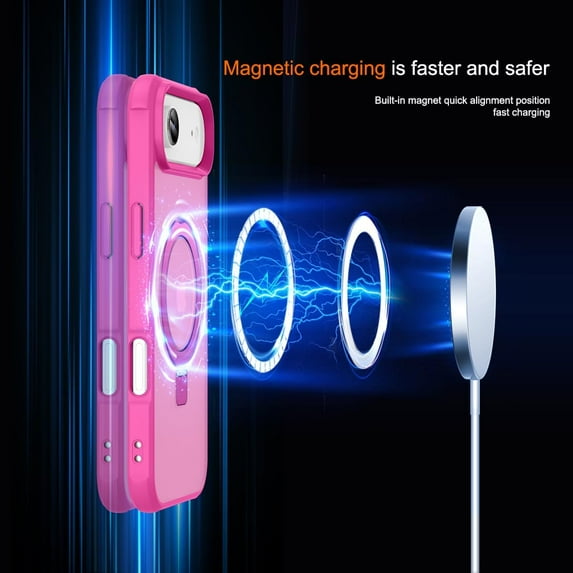 SHIQI-for iPhone Air Case 2025, [Magnetic Invisible Stand] [Compatible ...