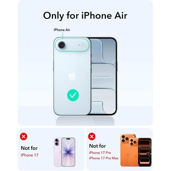 SHIQI-for iPhone Air Case with Stash Stand, 7X Military-Grade Drop ...