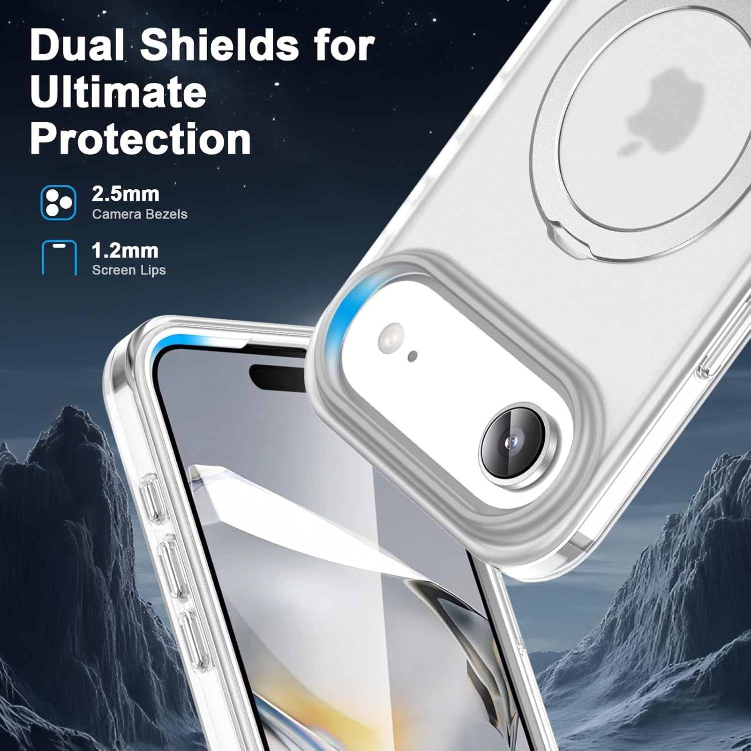 SHIQI-for iPhone Air Full Body Shockproof Case with Magnetic Invisible ...