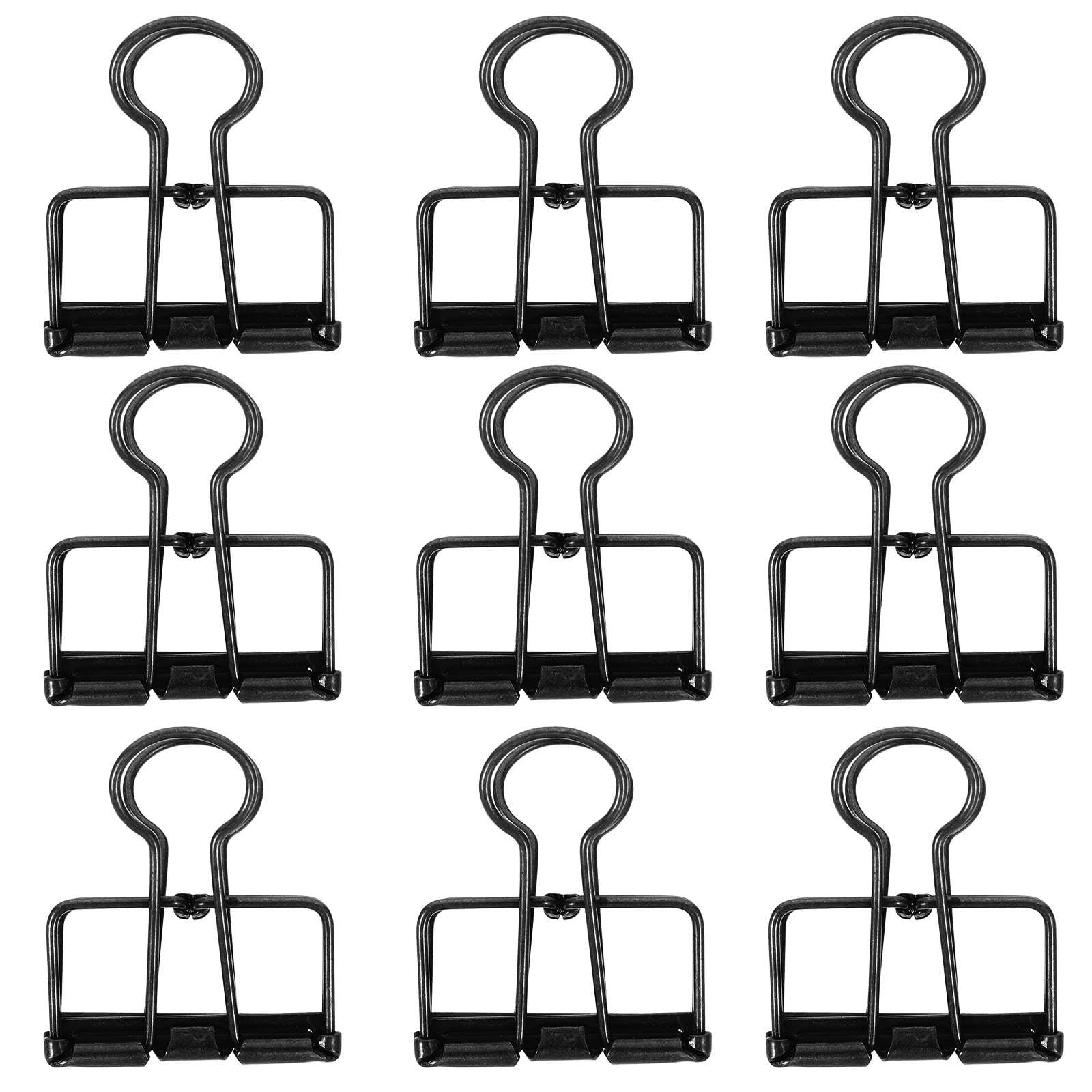 SHISUYAN 10 Metal Binder Clips for Office and Home Document Organizing ...