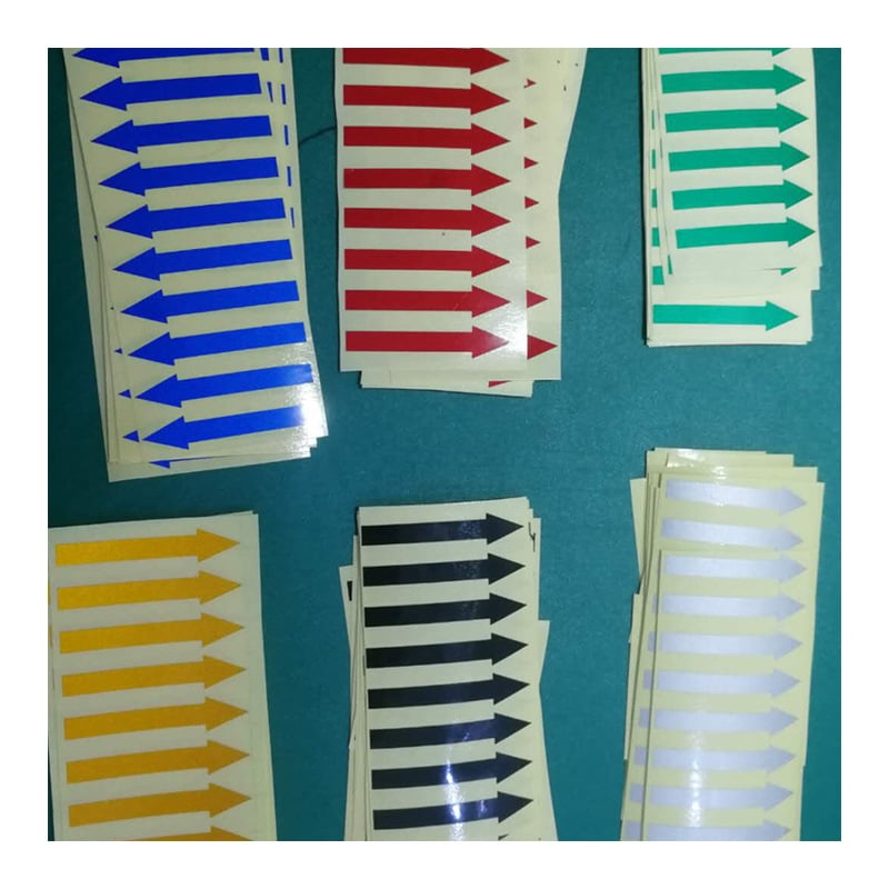 SHISUYAN 100pcs Mark Stickers Adhesive Instrument Panel Arrow Stickers ...