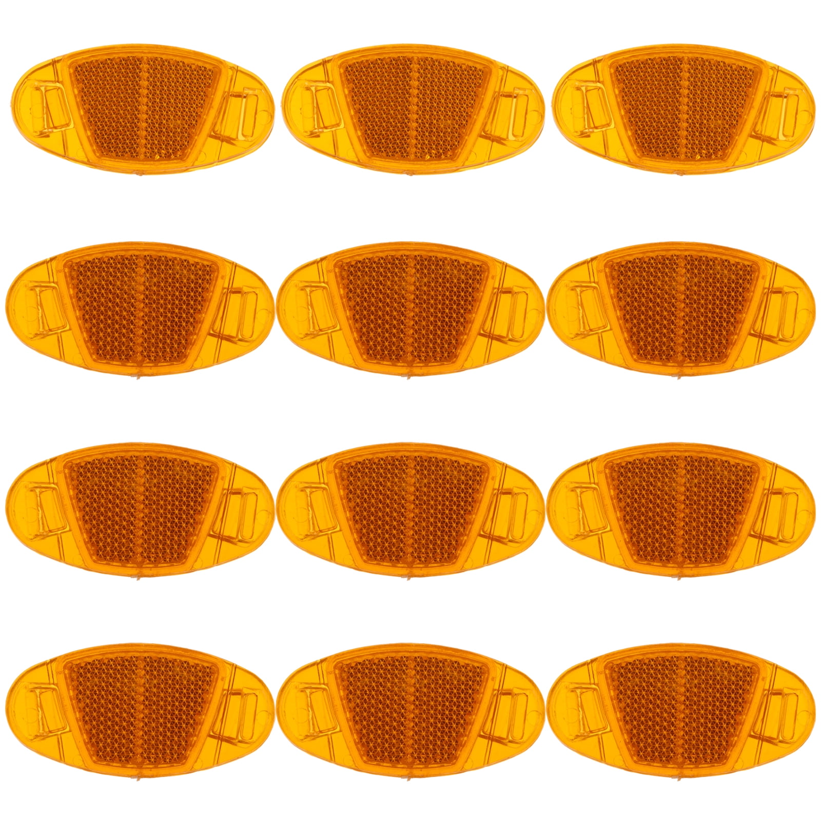 SHISUYAN 12 Pcs Bike Reflector Kit Wheel Spoke Reflectors Night Safety ...