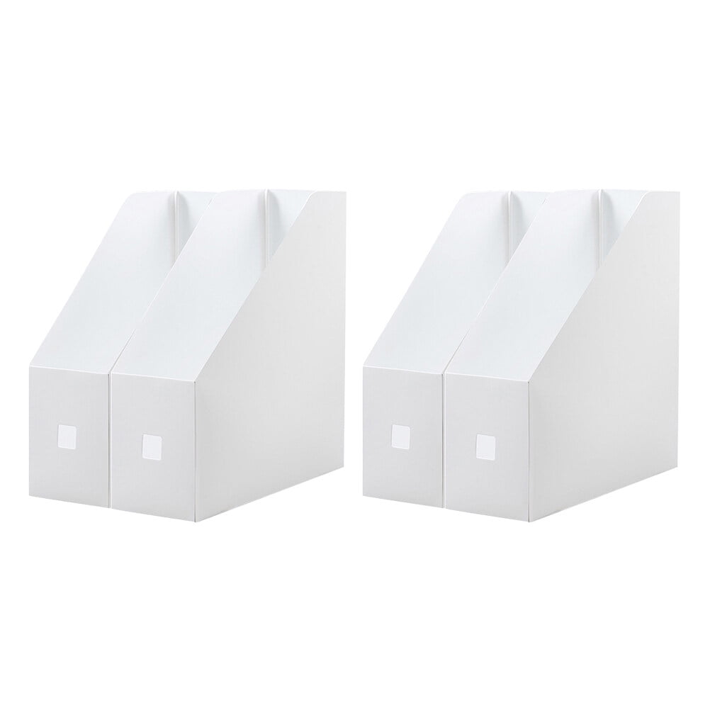 SHISUYAN 4pcs File Organizer Box Plastic Portable Hanging Document ... SHISUYAN 4pcs File Organizer Box Plastic Portable Hanging Document ...