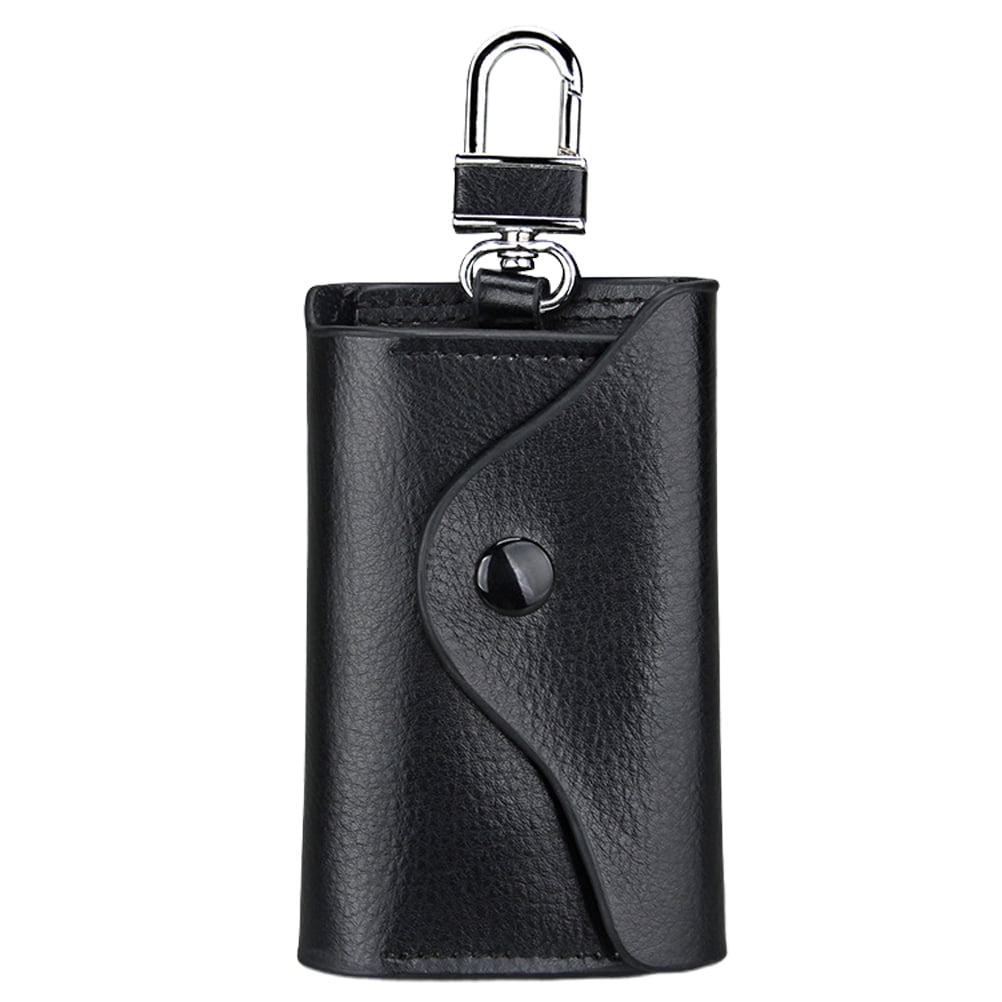 SHISUYAN Leather Car Key Pouch Universal Keys Storage Bag Hanging Waist ...