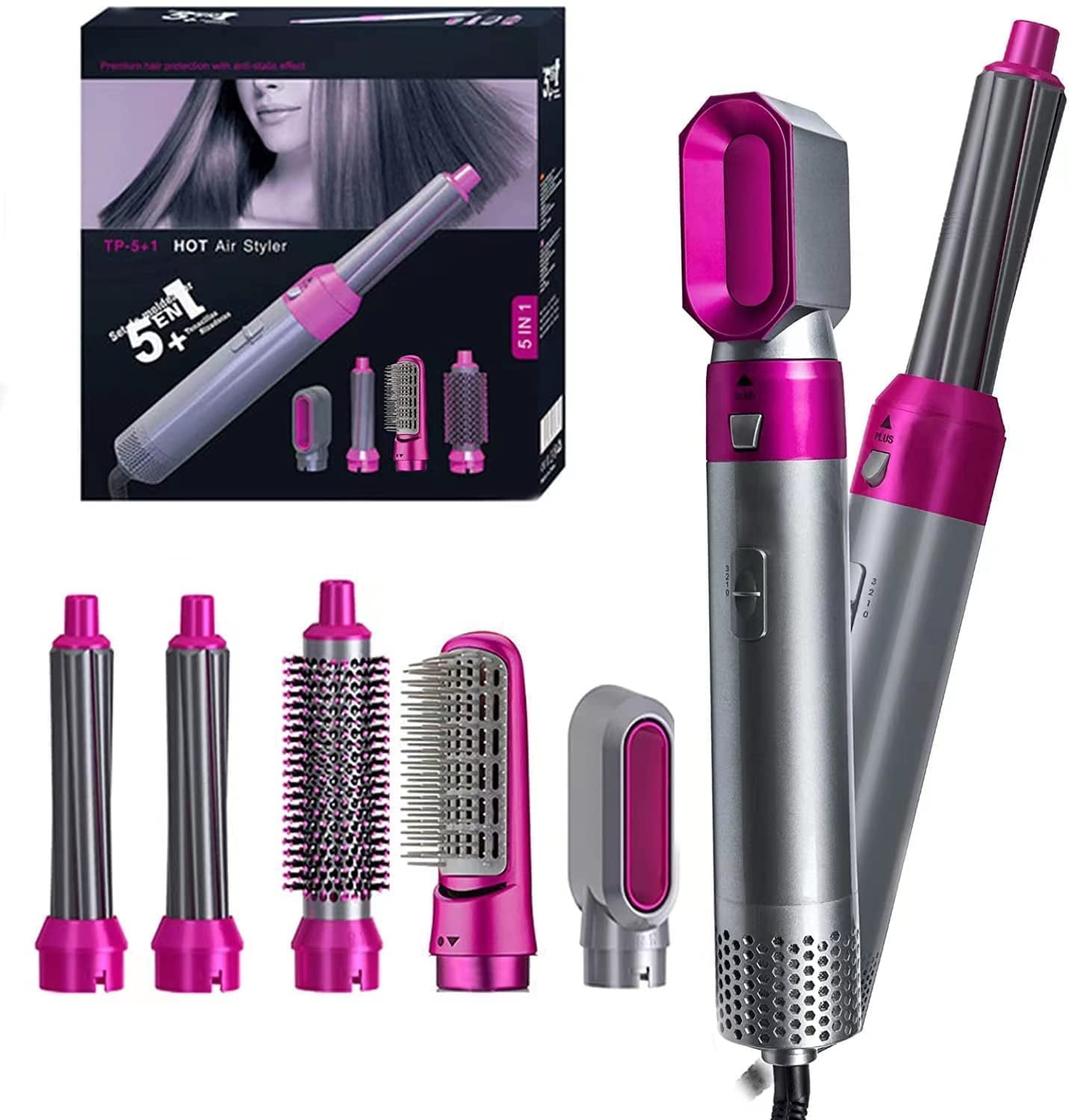 SHIVANSH 5 in 1 Hair Styler for Women Multifunctional Hair Styling Tool ...