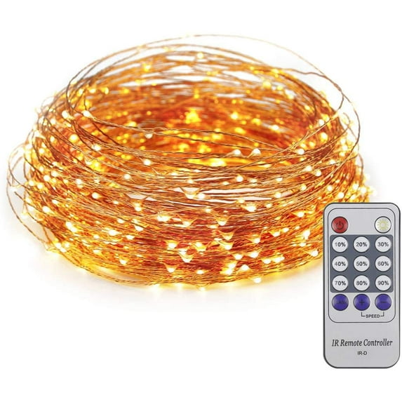 SHIYOU-165ft Led String Lights,500 Led Starry Lights on 50m Copper Wire ...