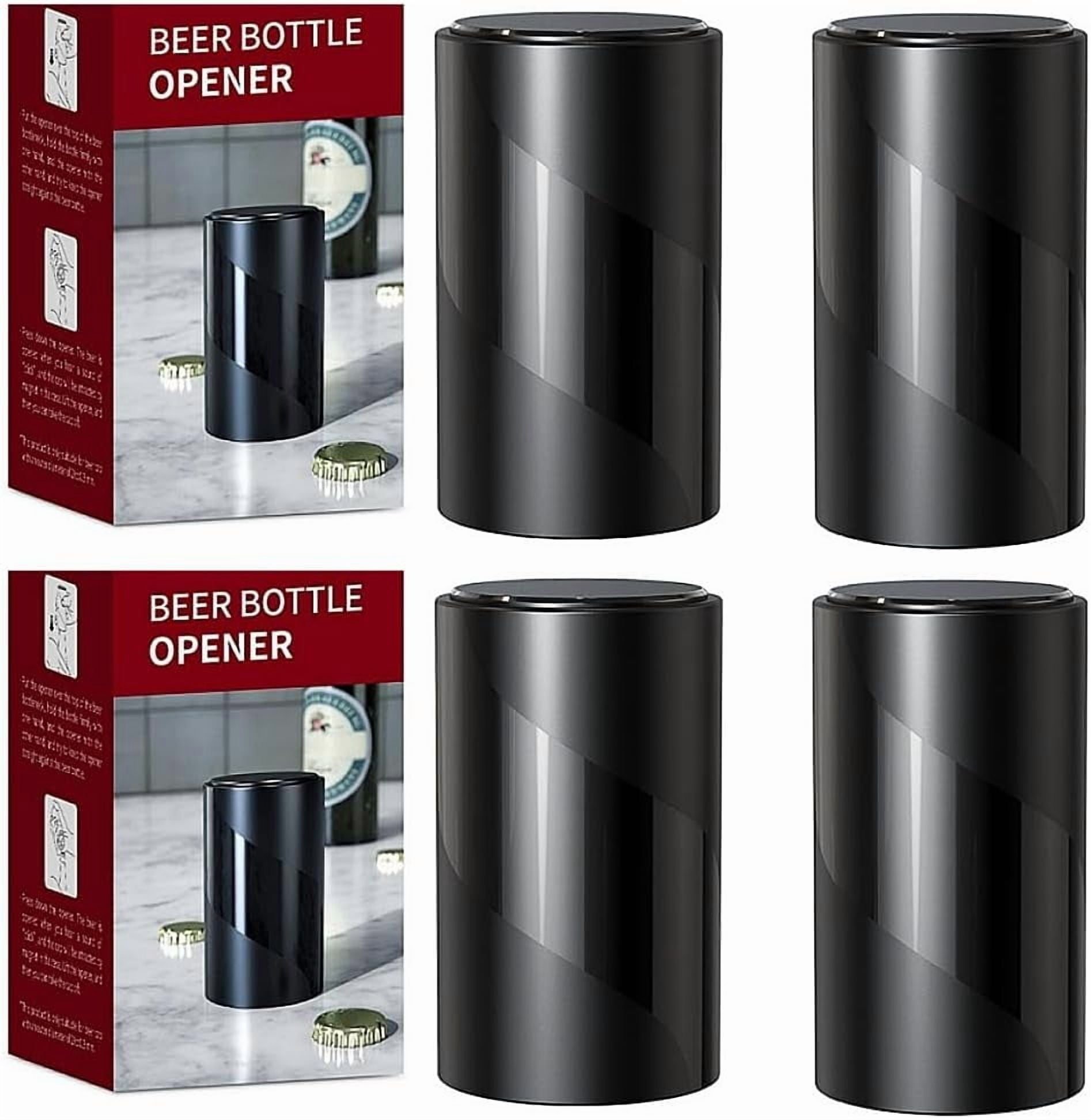 SHIYOU-4 Piece Automatic Magnetic Beer Opener, Portable Magnetic Cap ...