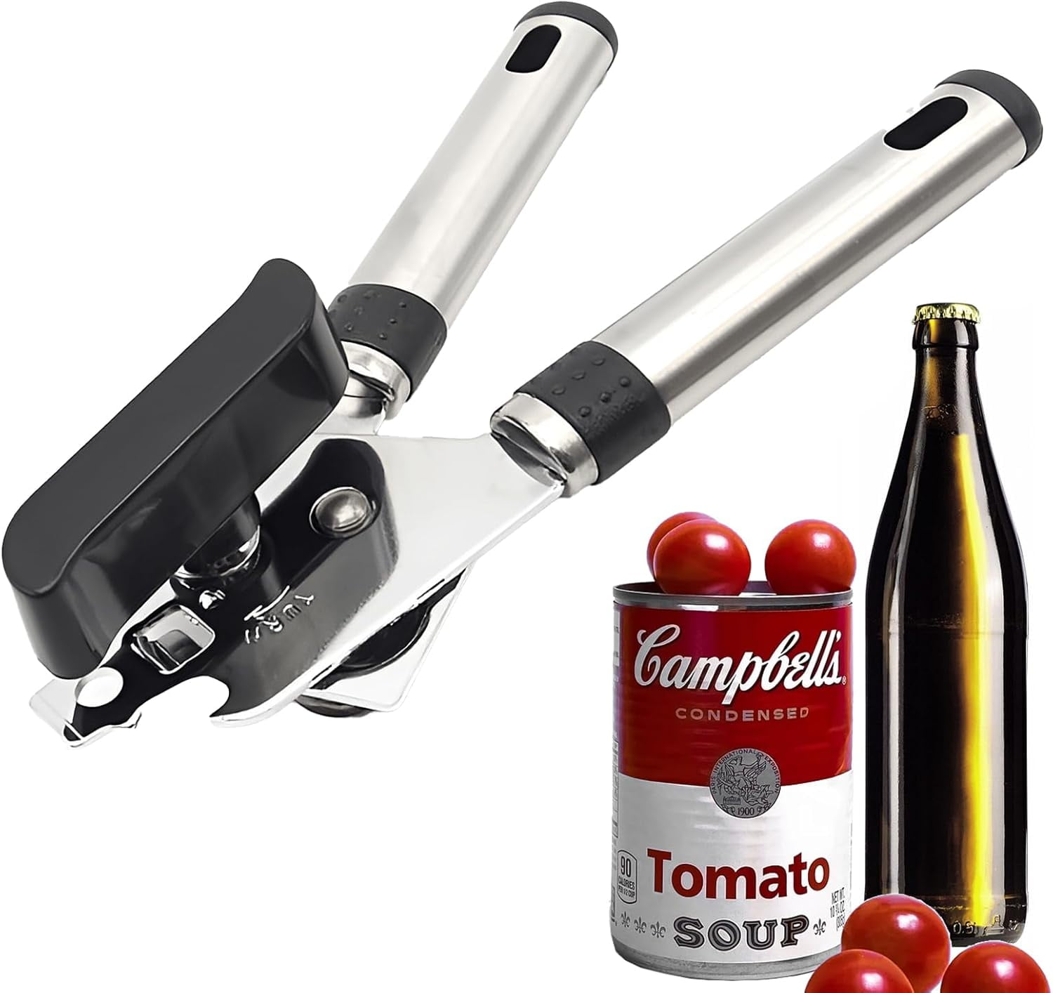 SHIYOU-Can Opener Handheld, Can Opener Smooth Edge Manual, No Sharp ...