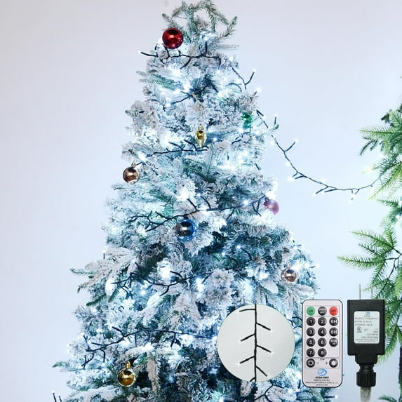 SHIYOU-Cluster Lights 200 Led Fairy Lights 29FT Twinkle Lights with ...