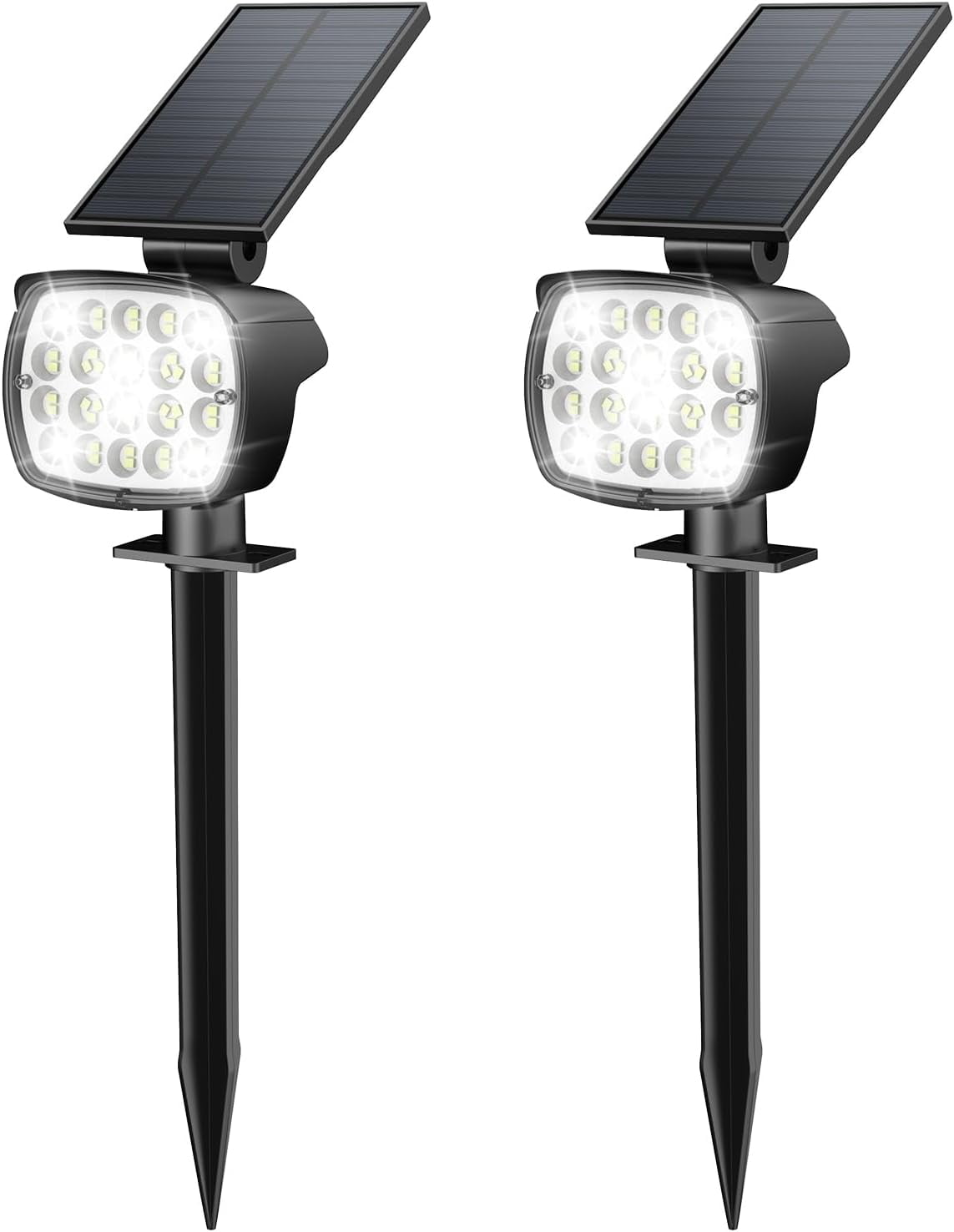 SHIYOU-Solar Lights Outdoor Waterproof - 2025 Upgrade 3 Level Ultra ...