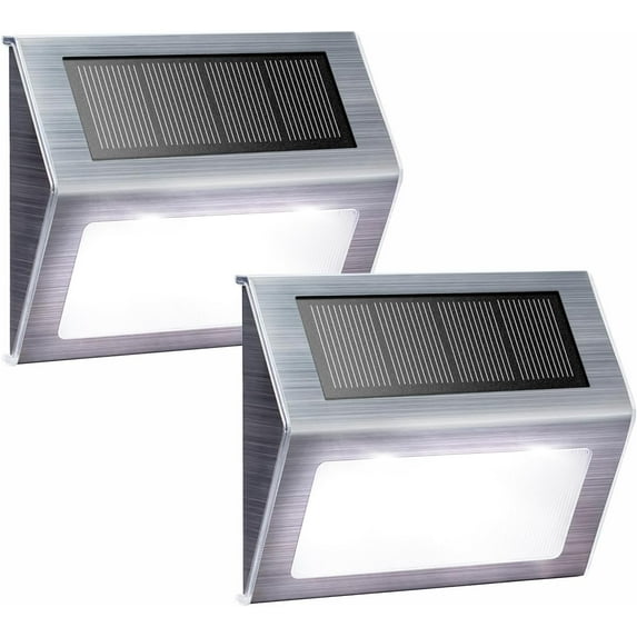SHIYOU-Solar Powered Lights for Deck Steps Stairs Fences Pathway Path ...