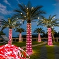 SHIYOU-Solar Rope Light 33FT 100L Outdoor Candy Cane Rope Lights ...