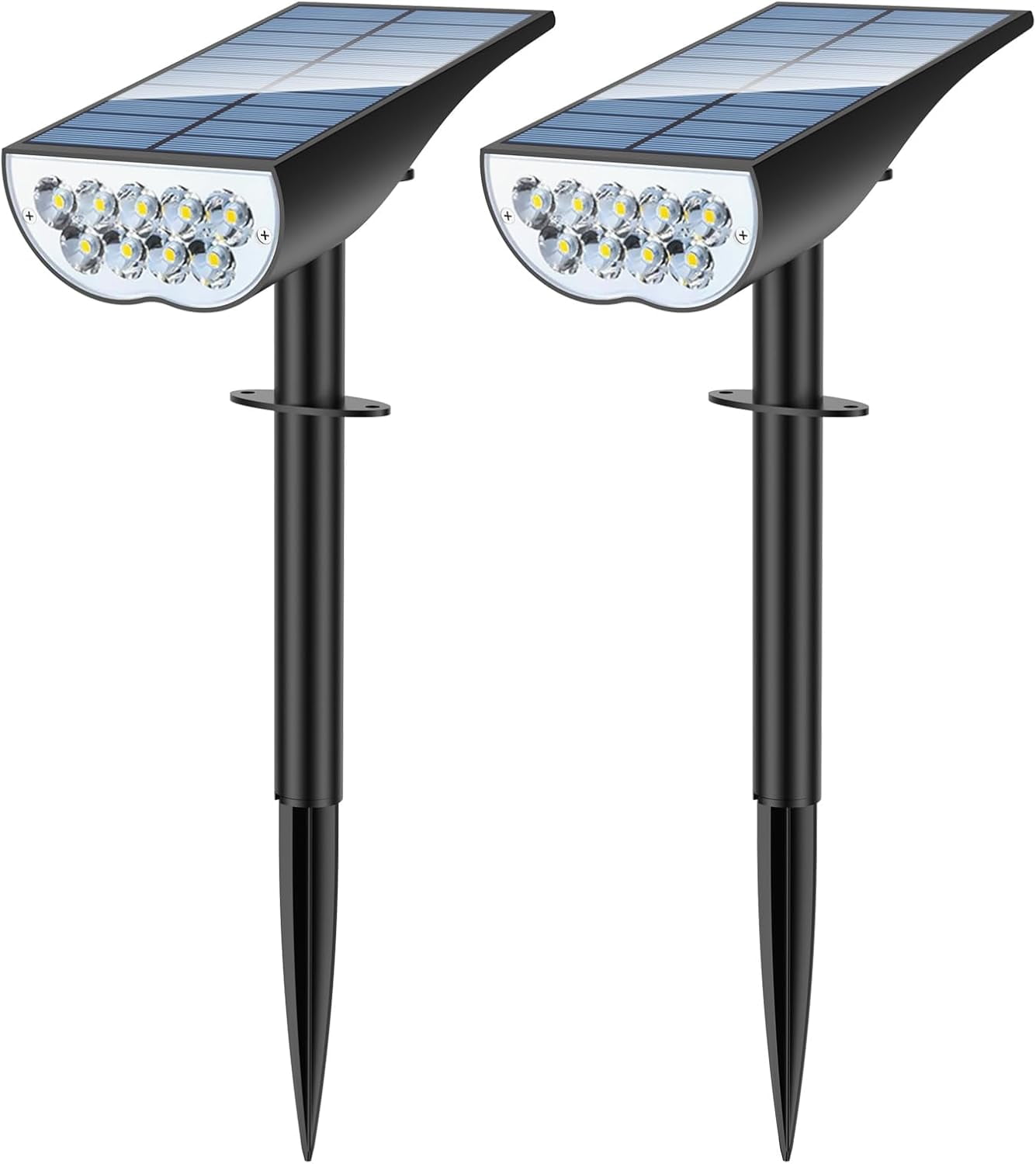 SHIYOU-Solar Spot Lights Outdoor, Solar Lights Outdoor Waterproof IP65 ...